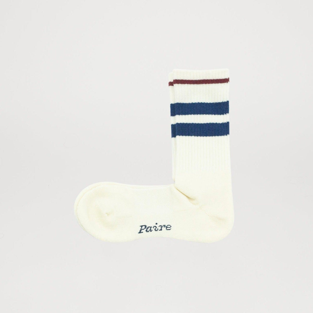 Merino Wool Blend Crew Socks - Paire