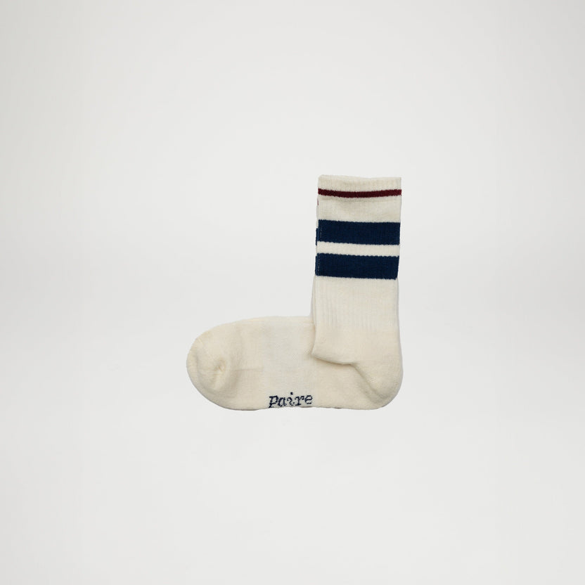 Merino Wool Blend Crew Socks - Paire