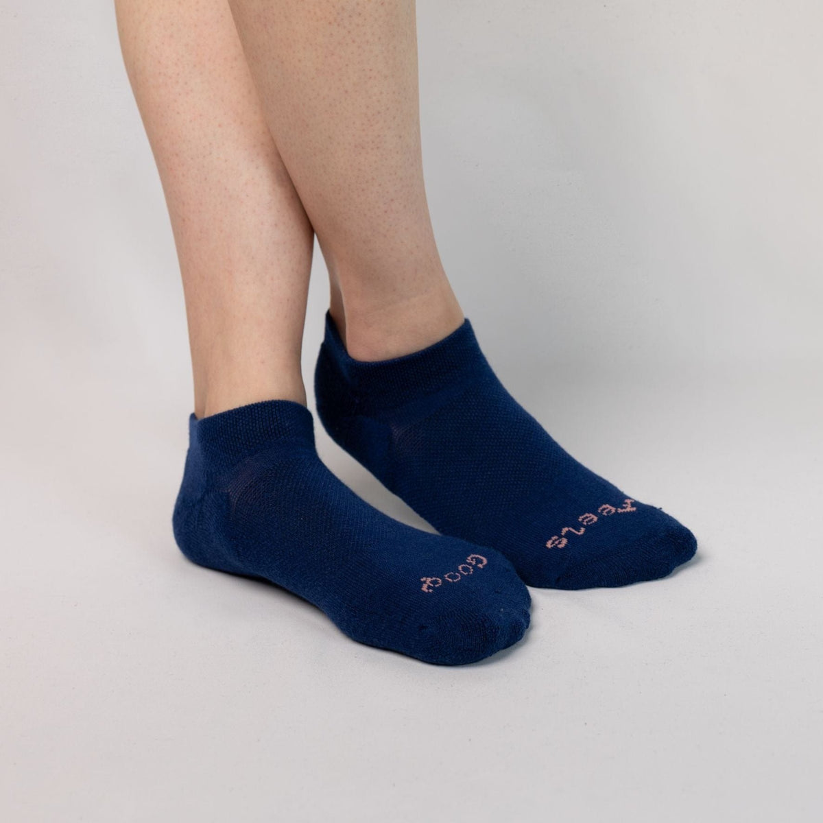 Australian Merino Wool-Blend Cushioned Ankle Socks - Paire