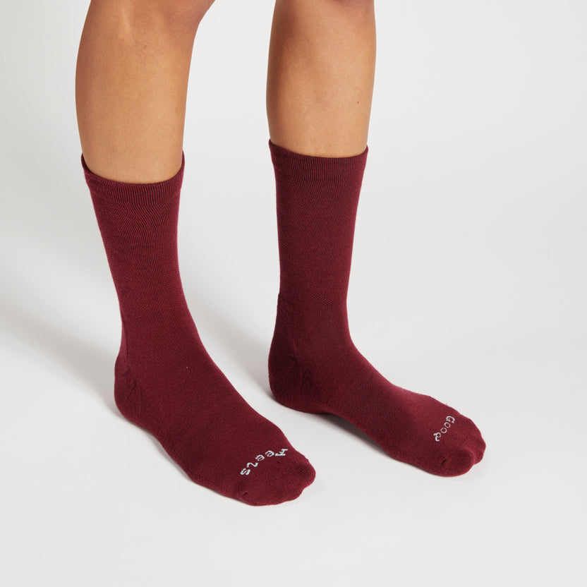 Australian Merino Wool-Blend Cushioned Winter Calf Socks - Paire