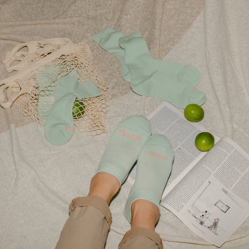 Australian Merino Wool-Blend Cushioned Winter Calf Socks - Paire