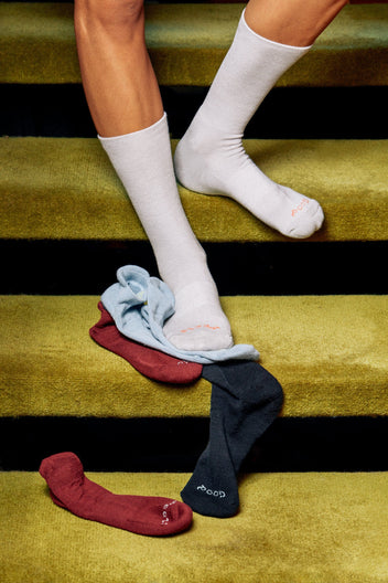 Australian Merino Wool-Blend Cushioned Winter Calf Socks - Paire